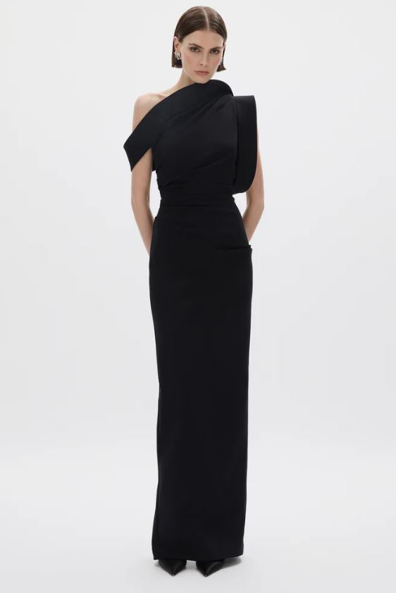 Rachel Gilbert Rowana Gown in Black – That Dress Hire